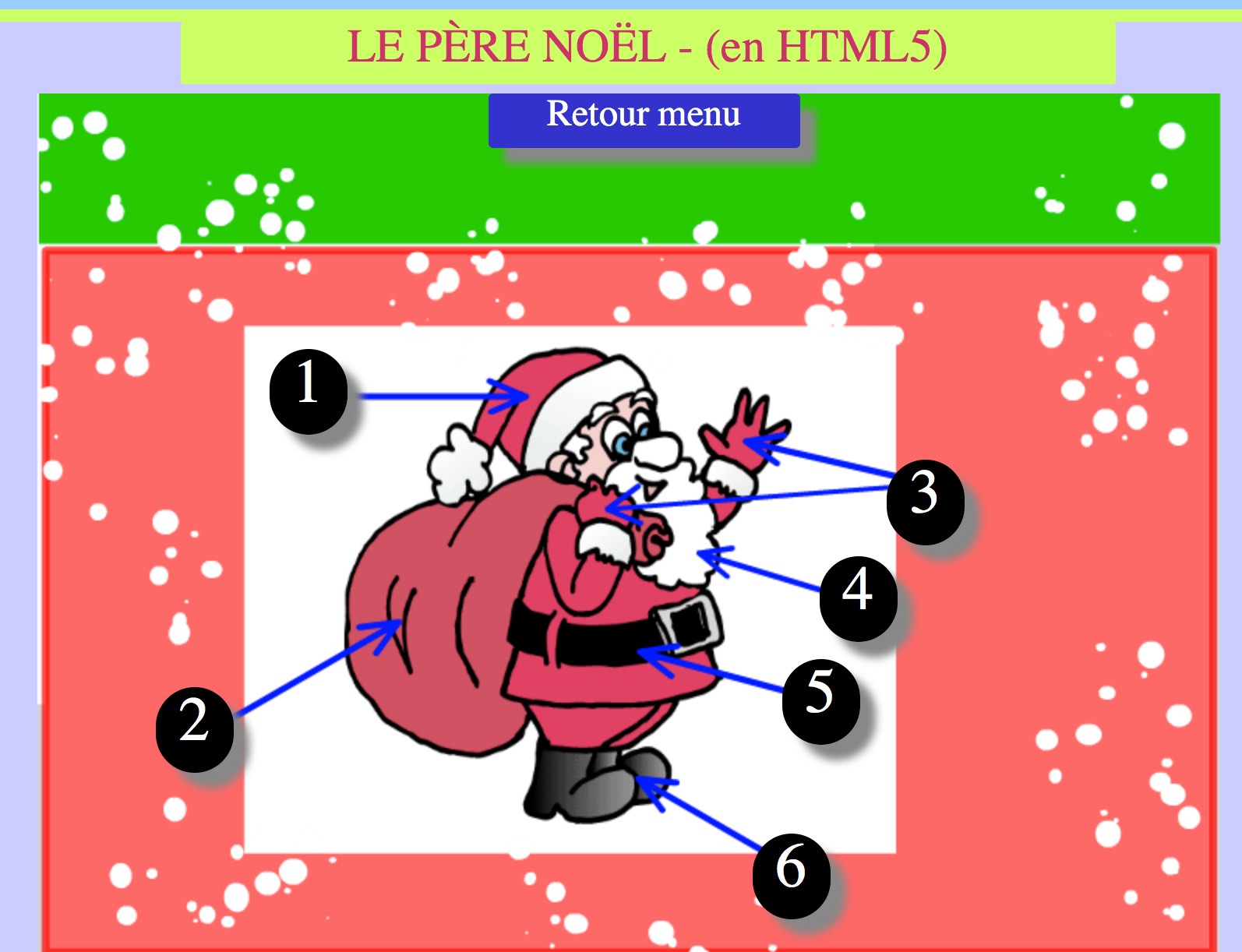 Vocabulaire du père Noël avec audio (pour les enfants :-)) - MOddou FLE